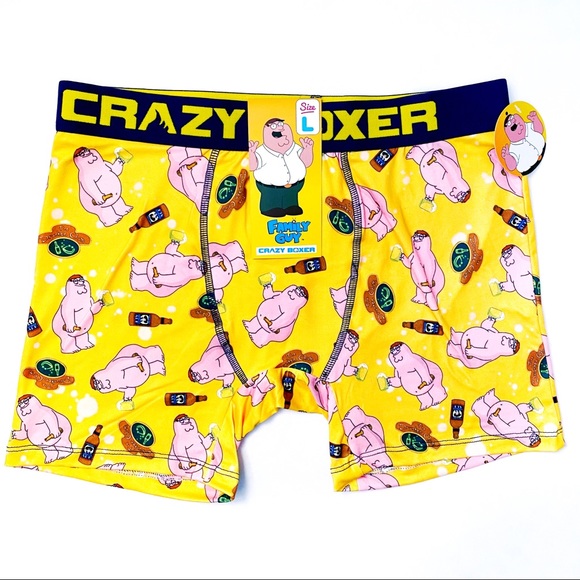 Crazy Boxer | Underwear & Socks | Family Guy Peter Drunken Clam Boxer ...